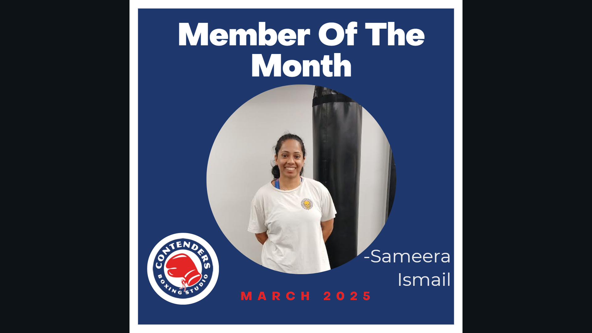 Sameera Ismail- March 2025
